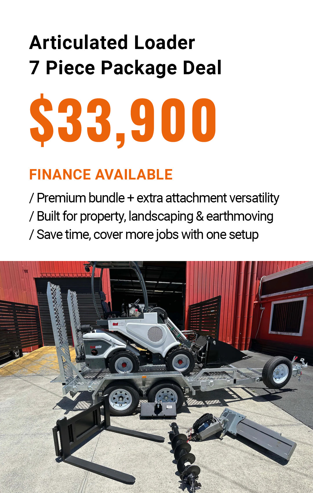 Articulated Loader 7 Piece Package Deal – Machinery Direct